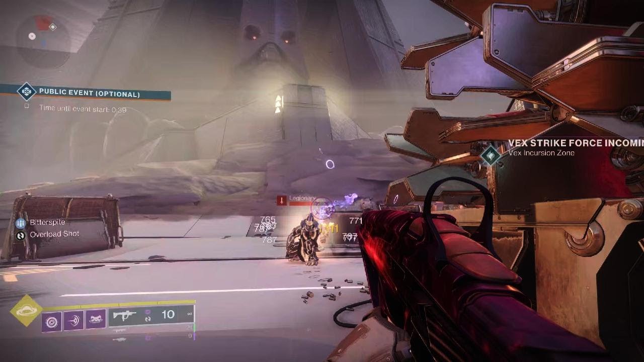 Destiny 2 Vex Incursion Force full event and exotic drop - YouTube