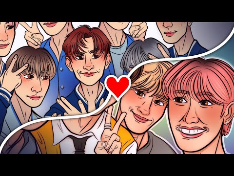 Drawing my FAVORITE underrated K-POP boy groups: ALL(H)OURS and B.D.U | speed-draw + speedpaint ...