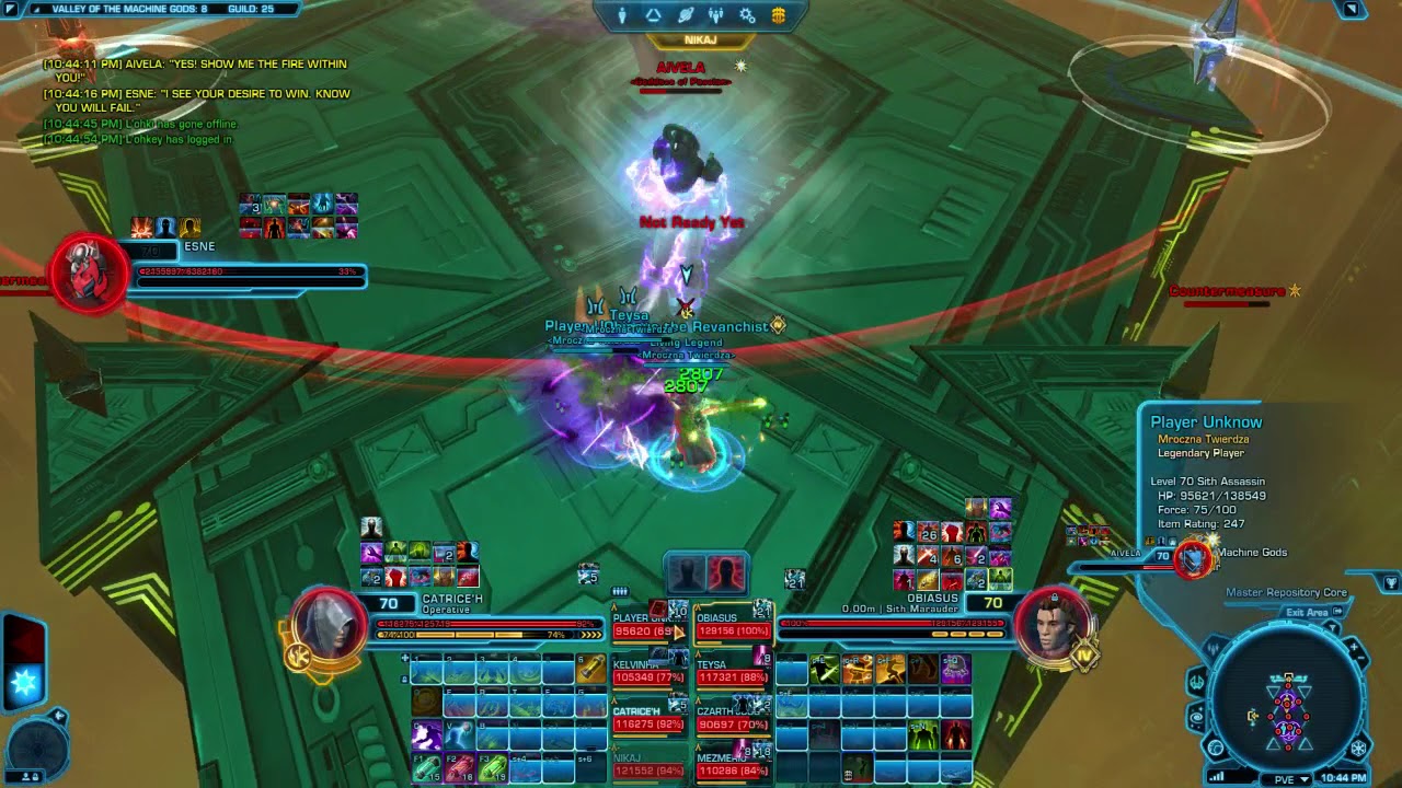 Mroczna Twierdza - SWTOR Aivela & Esne 8HM - Operative Heal POV [Patch ...