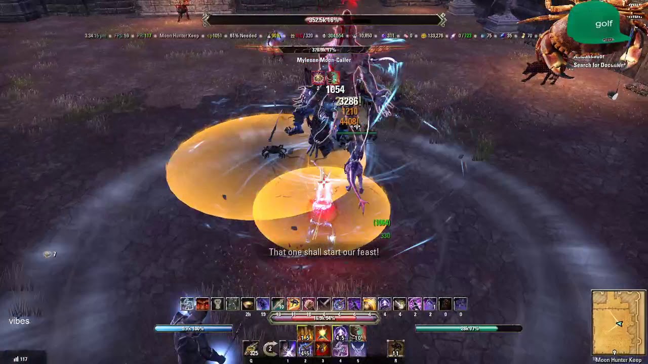 ESO moon hunter keep 3rd boss solo - YouTube