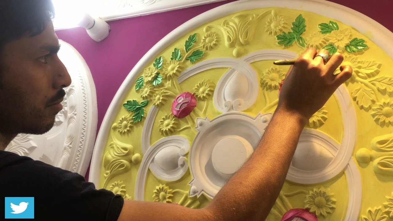 How To Paint A Ceiling Rose | Shelly Lighting