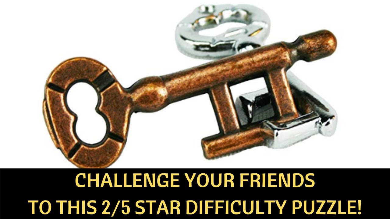 Roman Keys Puzzle is a fun little gift for all ages! - YouTube