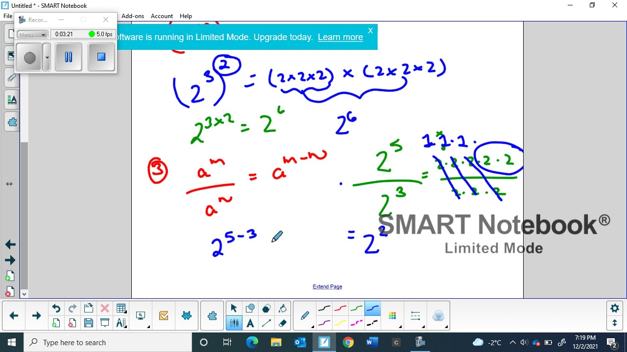 Exponent Laws Proof - YouTube