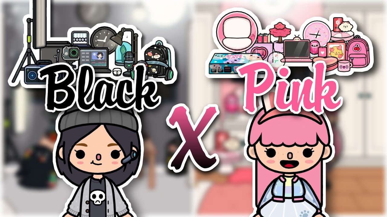BLACK X PINK in Toca Life World - YouTube