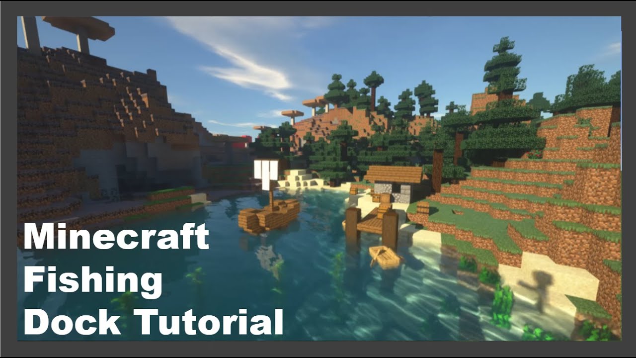 Fishing dock tutorial | Minecraft 1.18 - YouTube