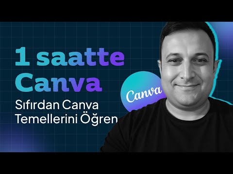 1 Saatte Canva Öğren! | Tasarıma Sıfırdan Başlayanlar İçin Hızlı Canva Eğitimi