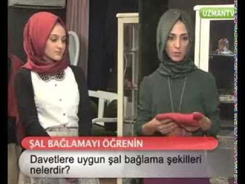 Filiz Yetim,Davetlere uygun şal bağlama şekilleri nelerdir ?