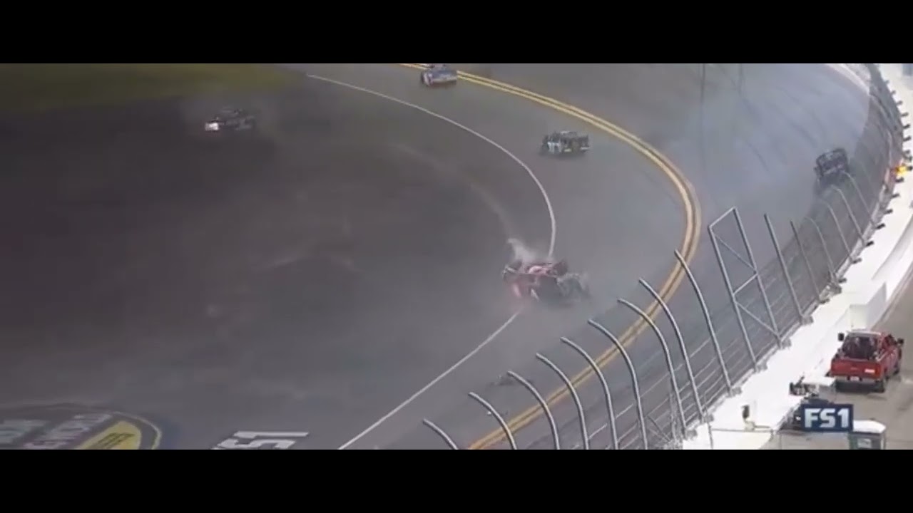 Christopher Bell truck series flip 2016 - YouTube