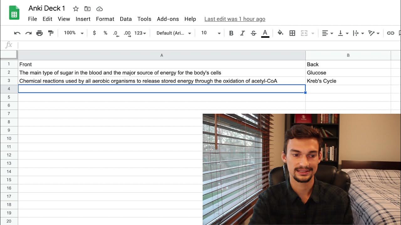 How to Use Spreadsheets to Create Anki Decks Quickly - YouTube