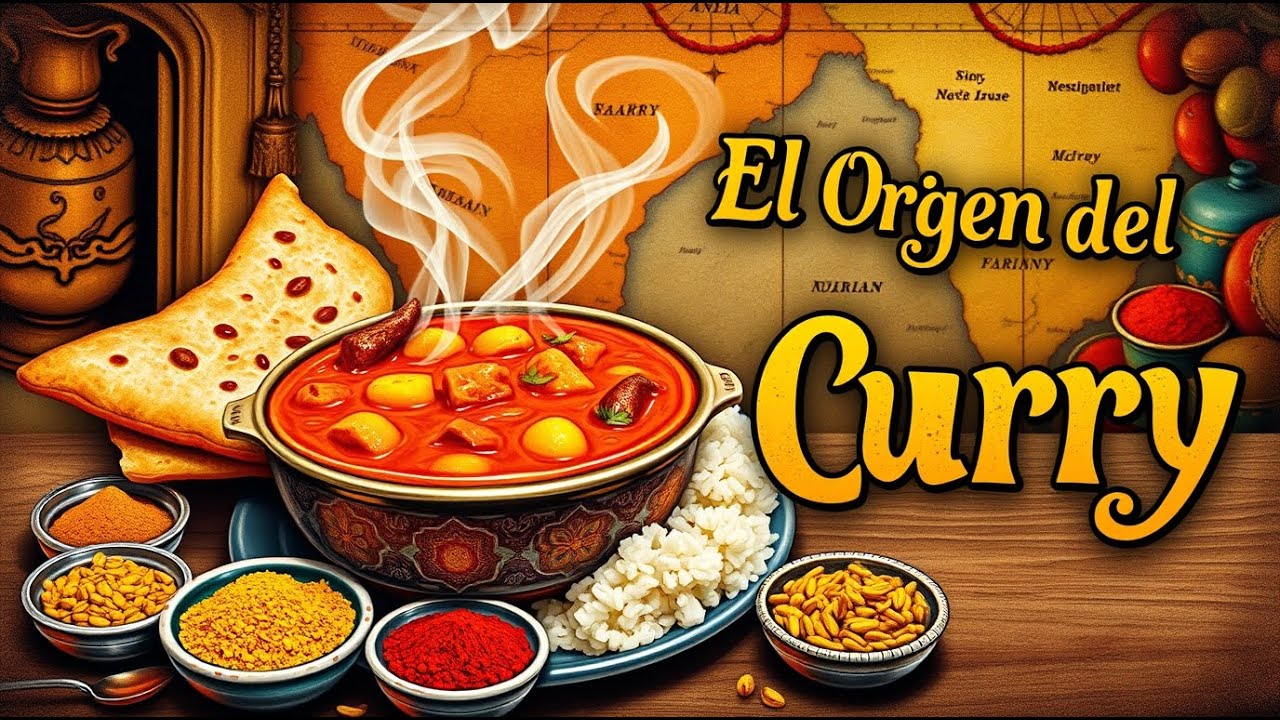 🍛 EL ORIGEN DEL CURRY: En 2 Minutos | Cocina y Origenes - YouTube