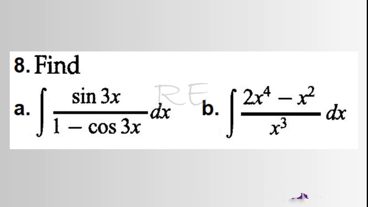 Calculus 2 Review for Test 4a Question 8 - YouTube