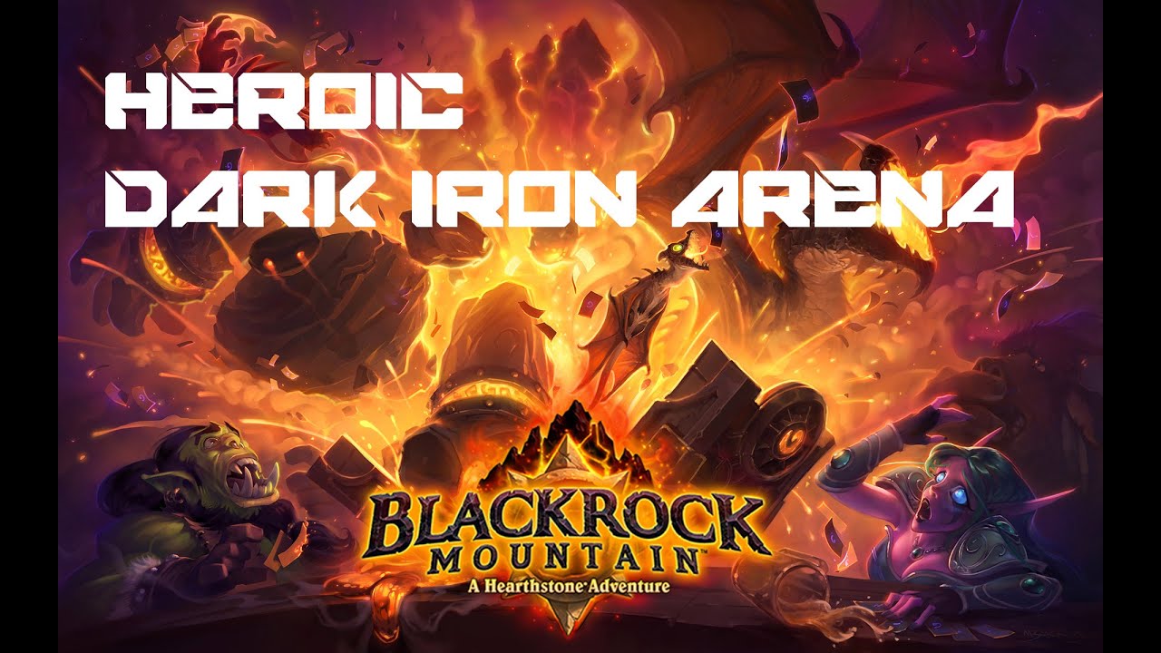 Hearthstone - Heroic Dark Iron Arena (High Justice Grimstone) - YouTube