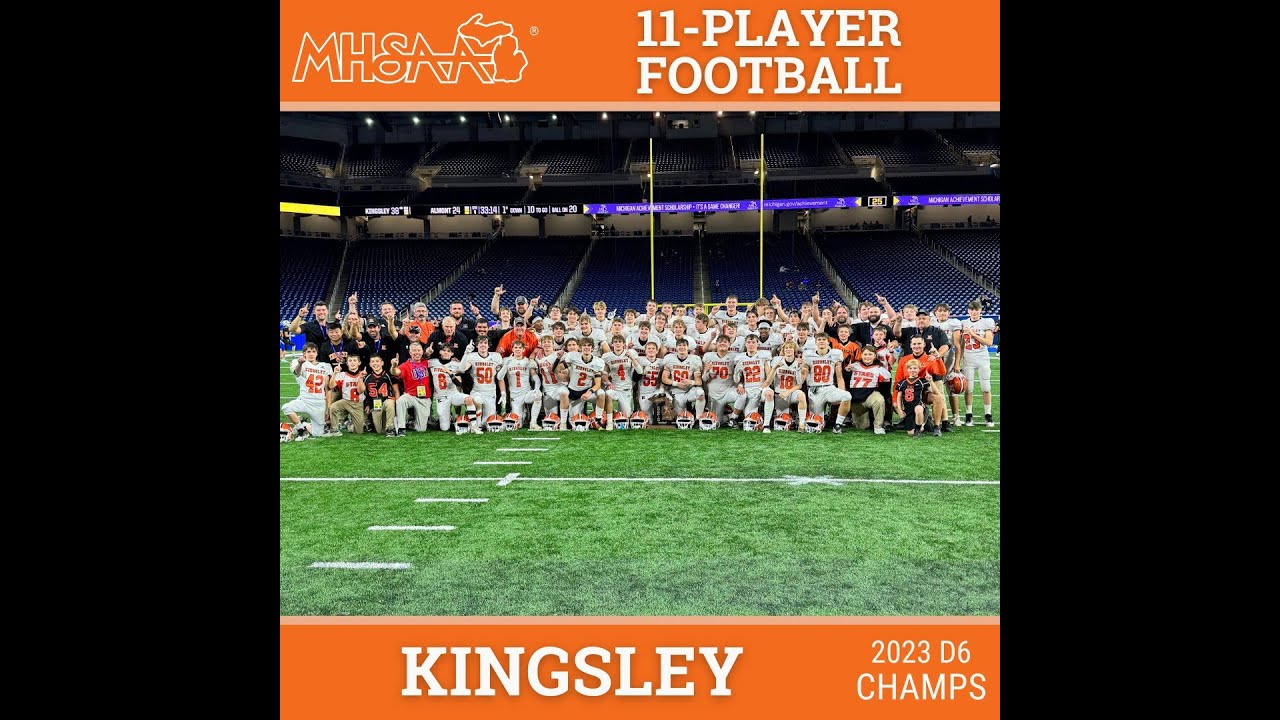 Kingsley Football State Champions Playoff Recap - YouTube