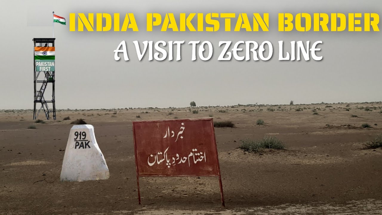 India Pakistan Border Zero line | Indo Pak Border | India Pak Border ...