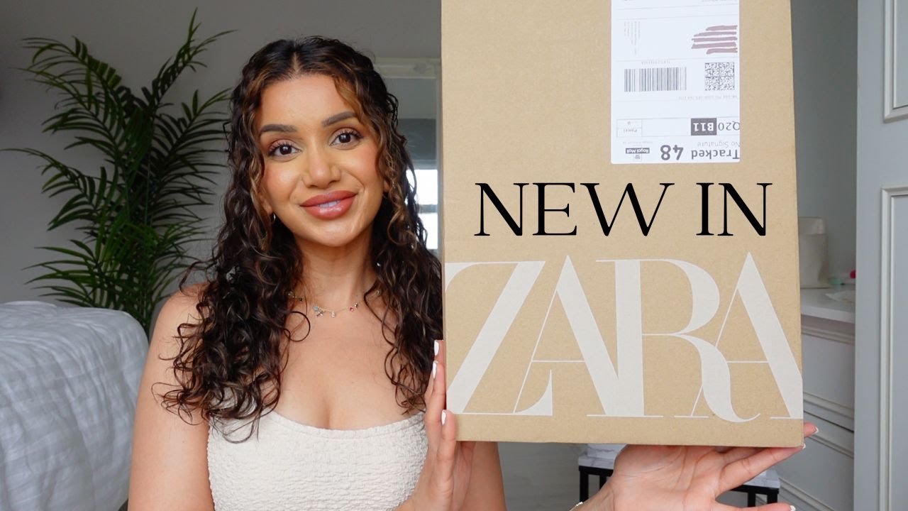 NEW IN ZARA dresses haul - YouTube