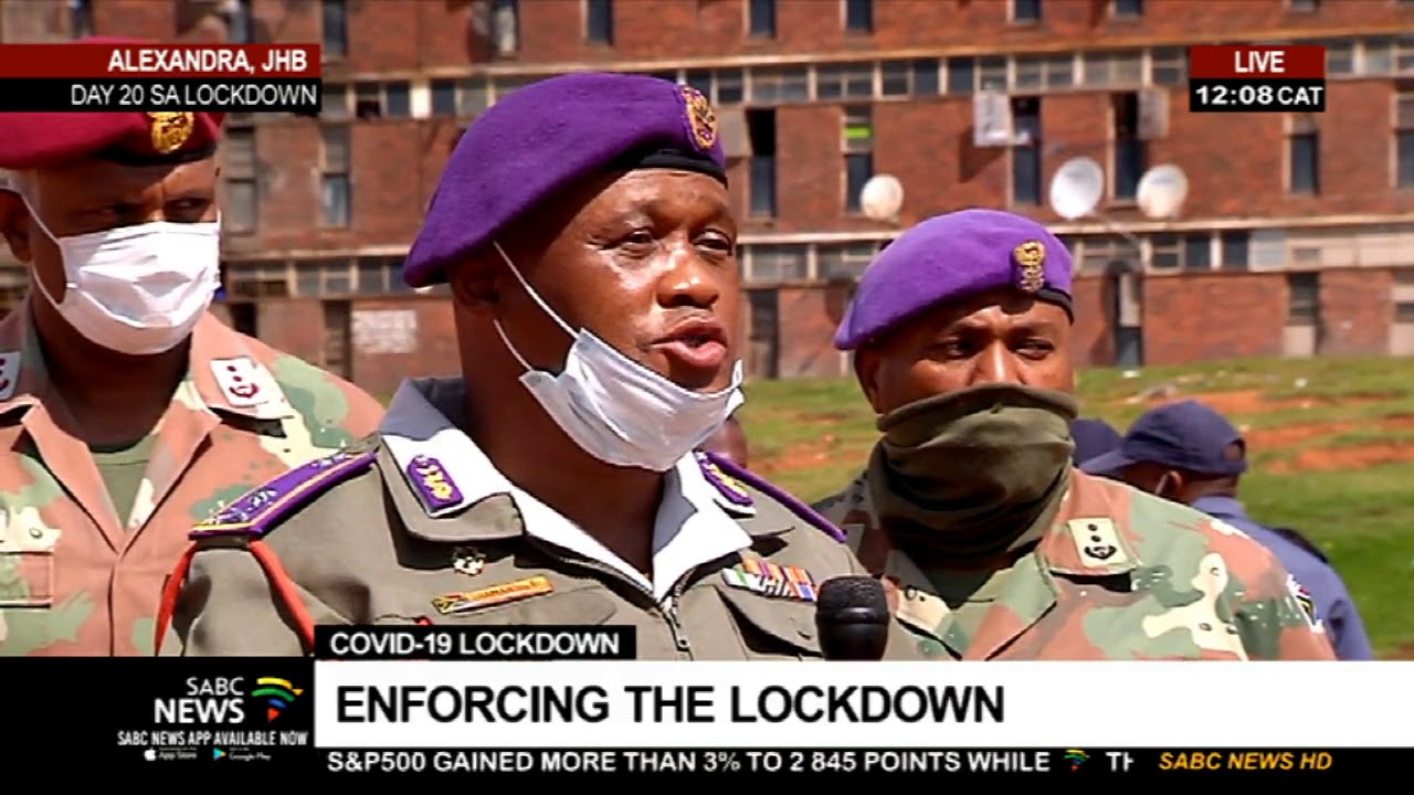 COVID-19 Lockdown | Patrols in Alexandra are very effective: SANDF - YouTube