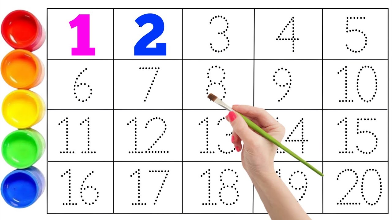 Learn to Counting 1 to 100 | One two three | 123456789 | Numbers song ...