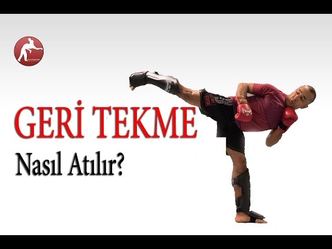 Kick Boks'ta Geri Tekme, Dönerek Geri Tekme Nasıl Vurulur?  Back Kick, Spinning Back Kick