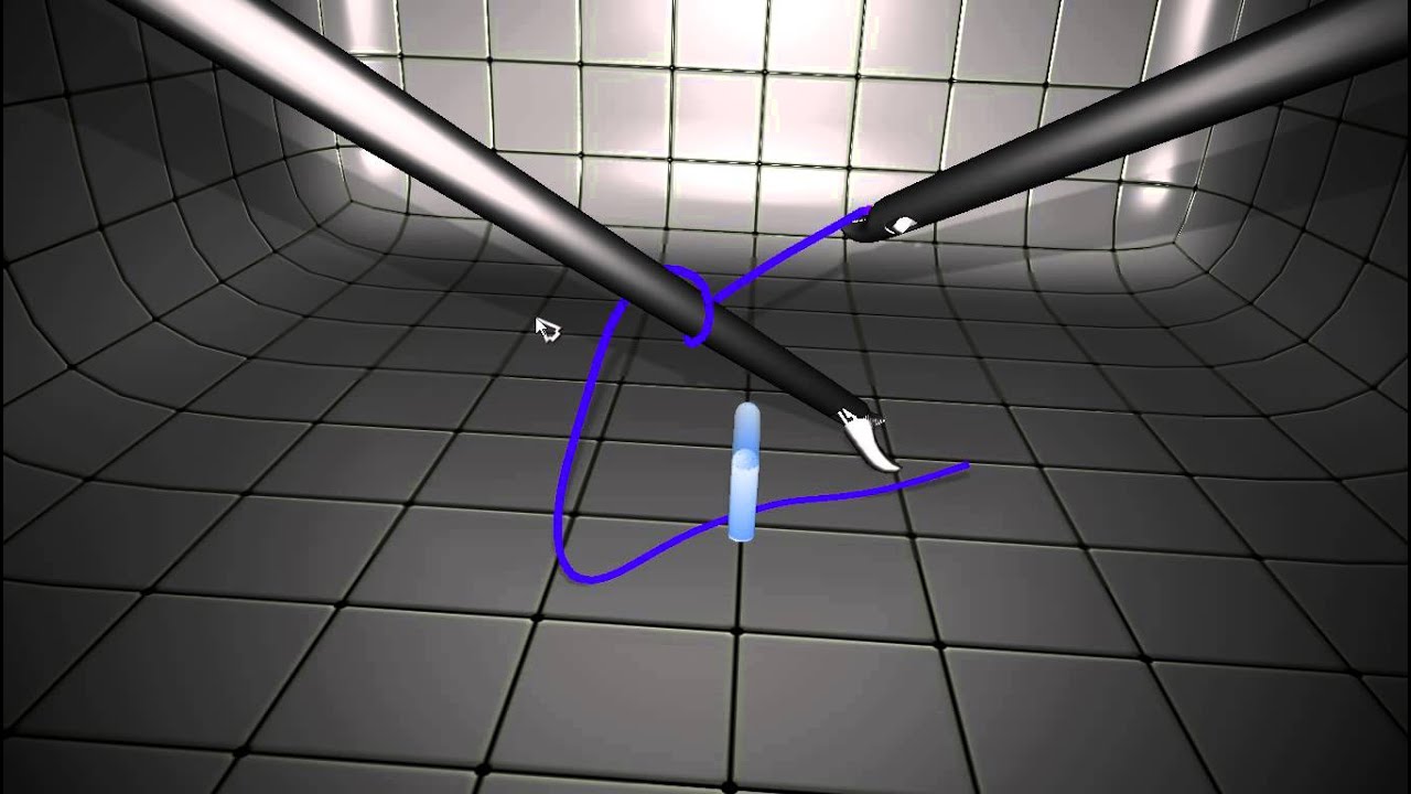 Suture knot simulation using position based dynamics - YouTube