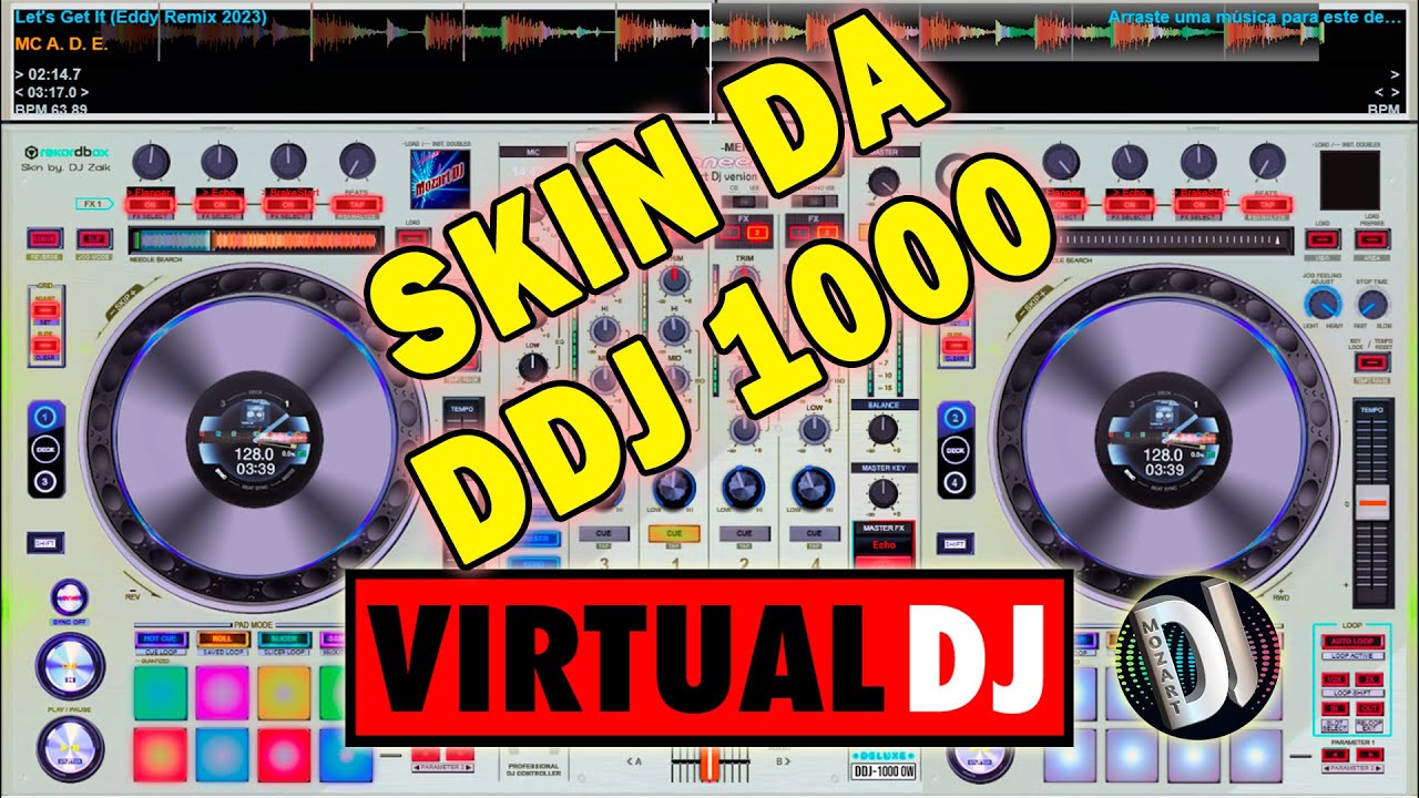 Skin da DDJ 1000 para Virtual Dj, com Review completo - YouTube