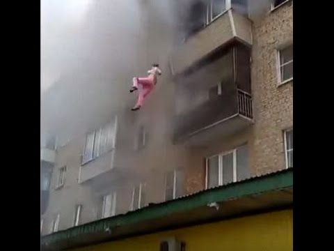 LiveLeak - Family with children jumped out of windows to escape the ...