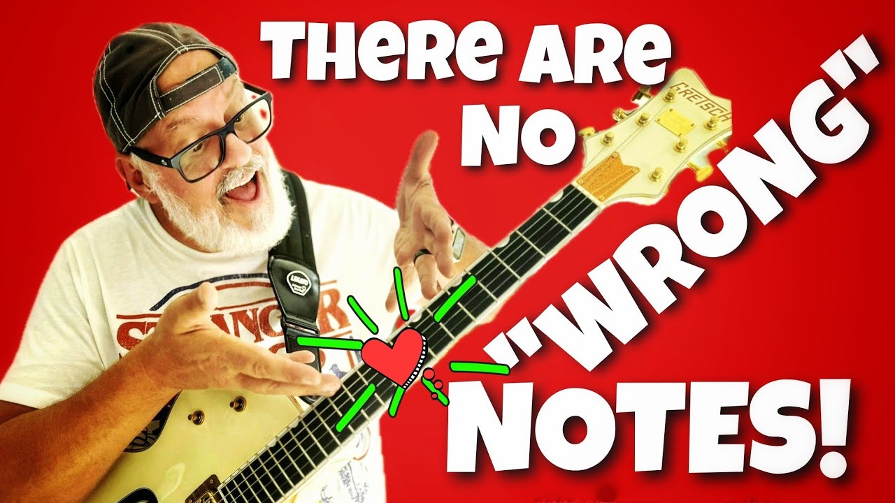 There are No Wrong Notes! Lead Guitar Lesson. #guitar #guitarist - YouTube