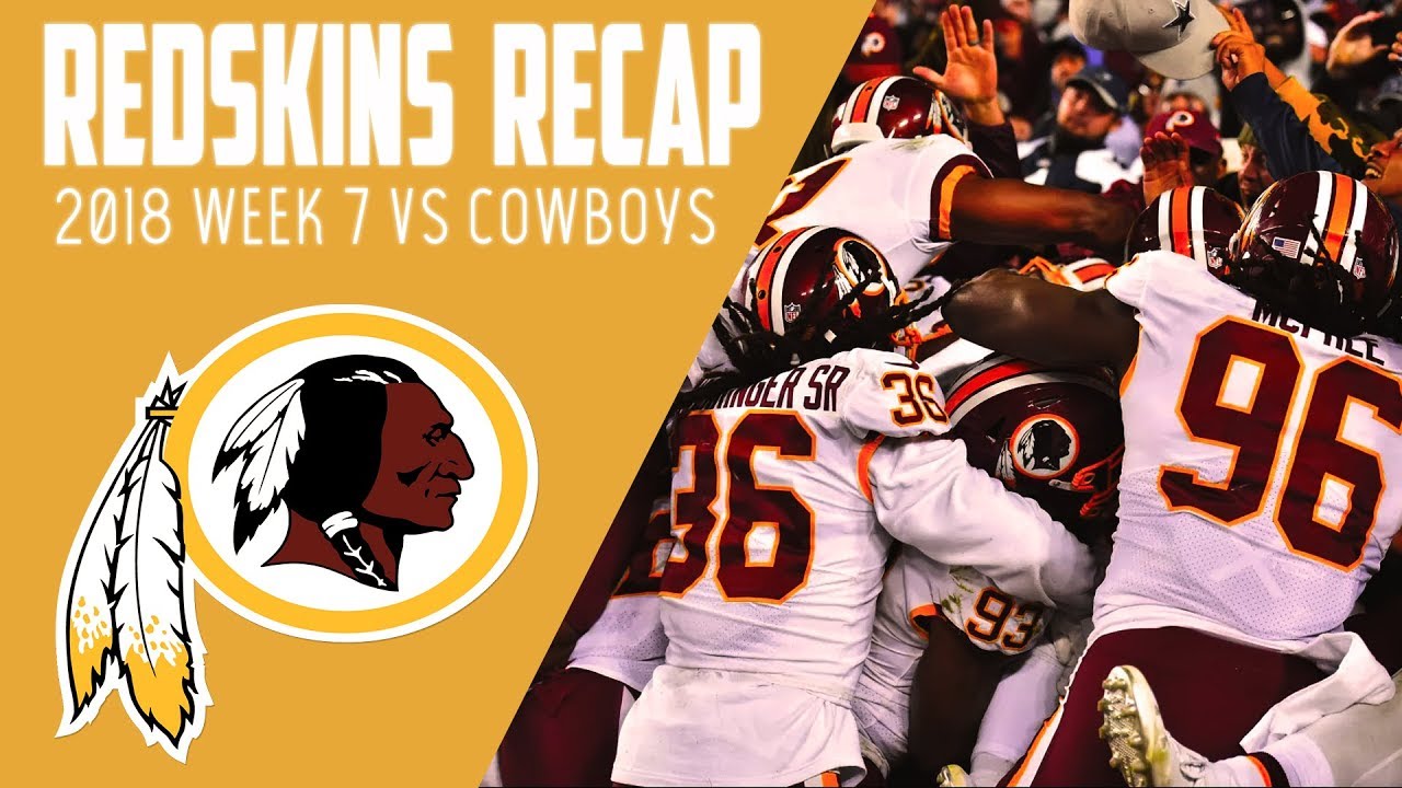Washington Redskins 2018 Week 7 Highlights | Redskins Recap - YouTube