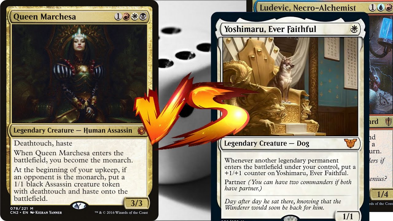 Queen Marchesa VS Yoshimaru & Ludevic - MTG EDH Duel Commander Cartes ...