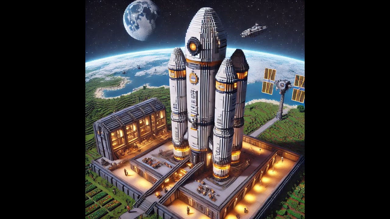 🐦‍🔥Doing mission in Minecraft N.A.S.A Artemis: Rocket Build with 特雷克2m ...