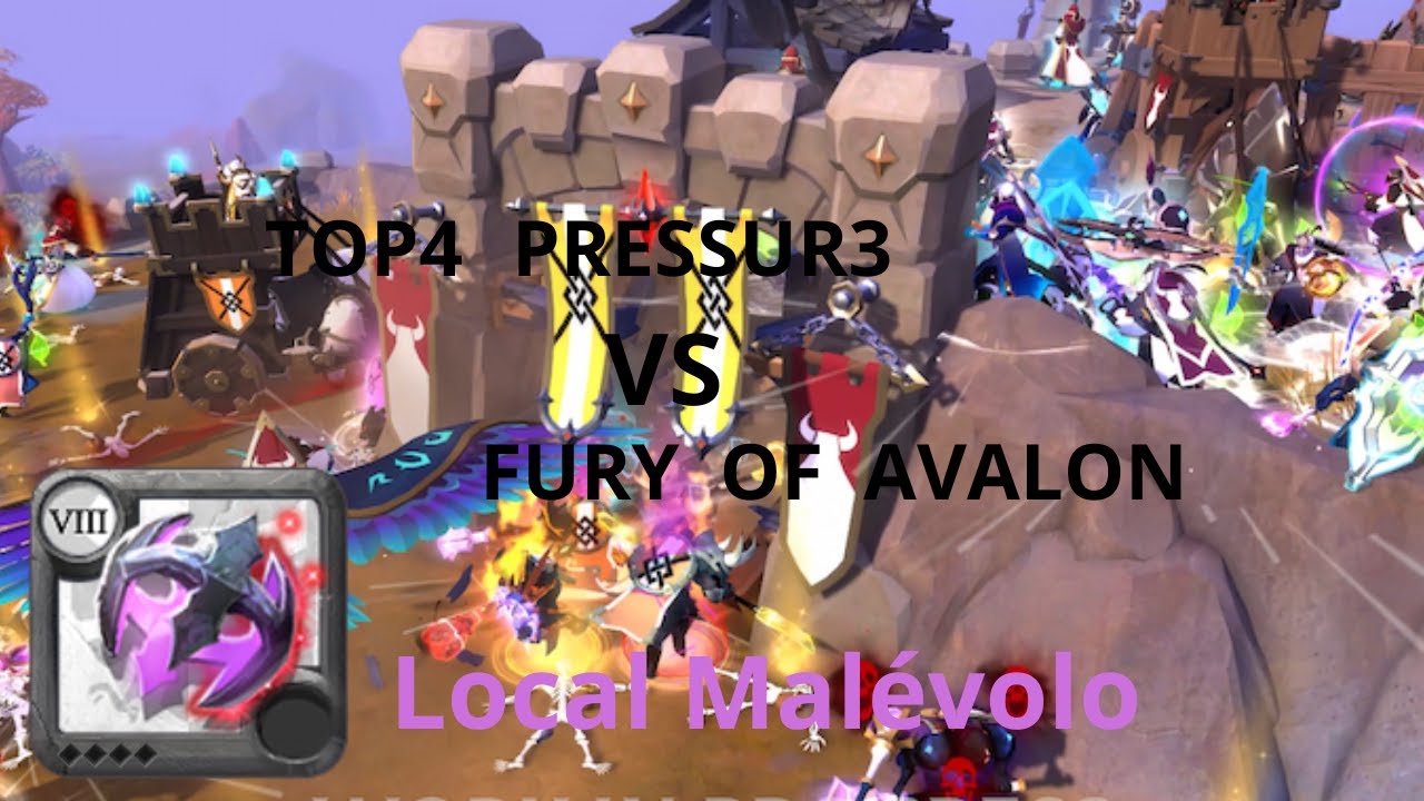 Abion online ZVZ(TOP4 PRESSUR3 VS FURY OF AVALON) CASTELO/ POV LOCUS ...