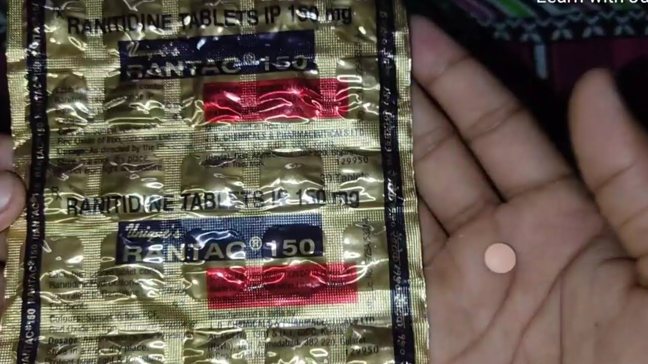 Rantac 150 Ranitidine Tablets Ip 150mg Review - YouTube