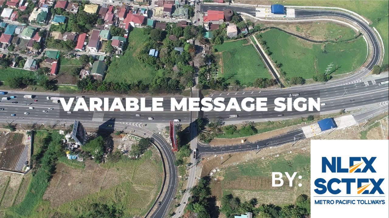 Variable Message Sign by NLEX Corporation - YouTube