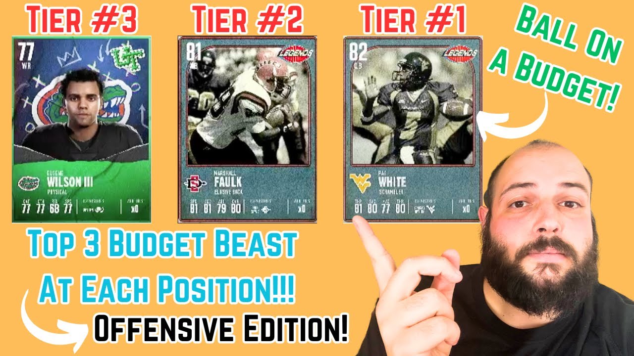 Top 3 Budget Cards *Under 35k* At Every Position In CUT 25 - Offense ...