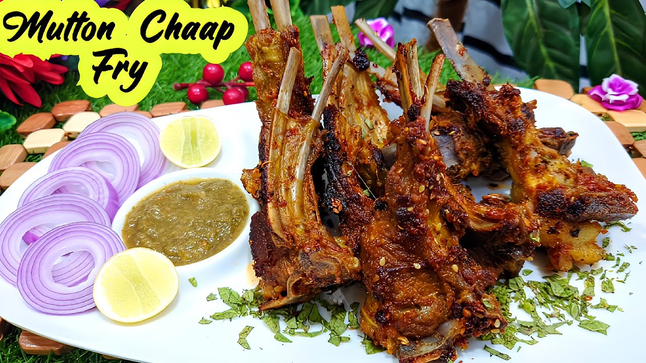 Mutton Chaap Fry | Fried Mutton Chops Recipe | Tender & Juicy - YouTube
