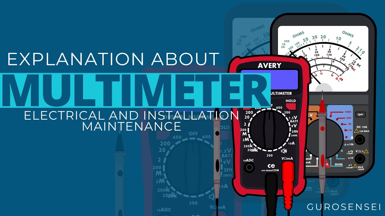 MULTIMETER COMPLETE EXPLANATION | PARTS OF MULTIMETER | TYPES OF ...