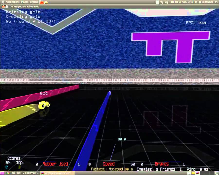 Gaming In Linux : Armagetron Advanced - YouTube