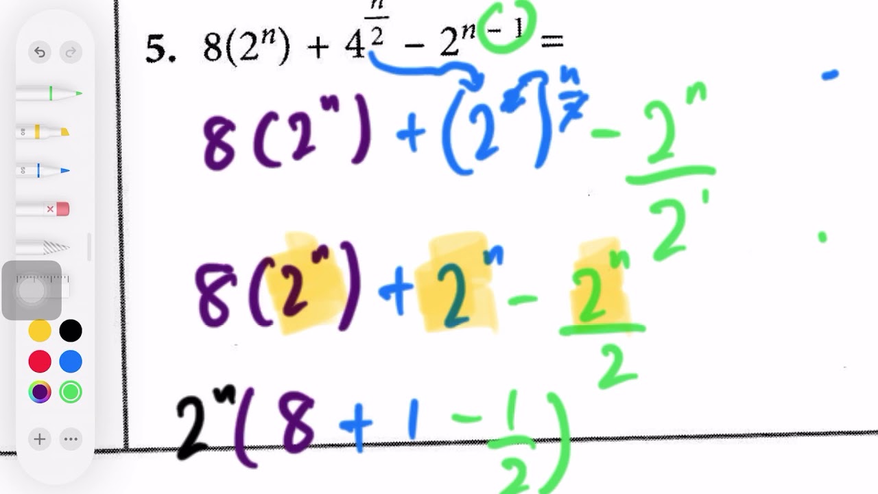 Add maths log and indices homework - YouTube