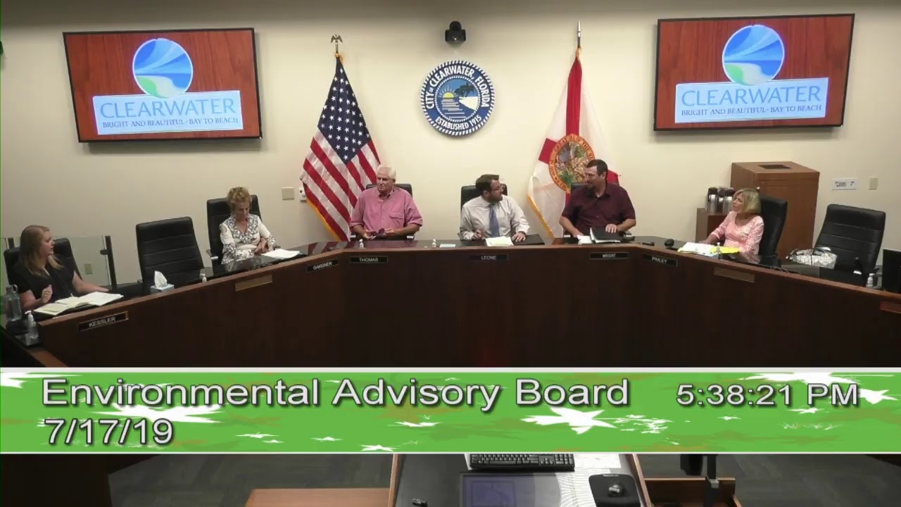 City of Clearwater Government: 7/17 Environmental Advisory Board. - YouTube