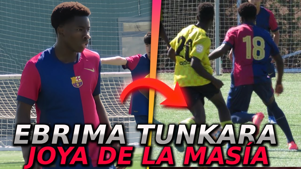 Ebrima Tunkara, La MAYOR PERLA de La Masía después de Lamine Yamal ...
