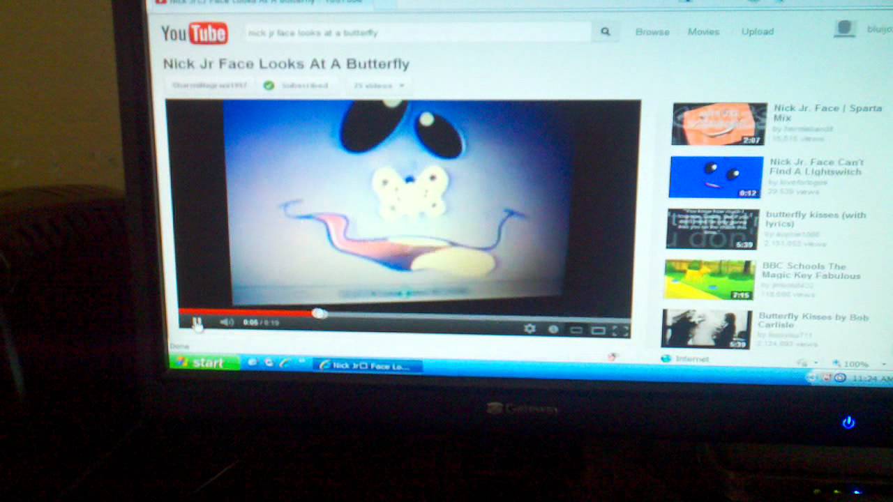 Nick jr face has a butterfly for a nose HQ - YouTube