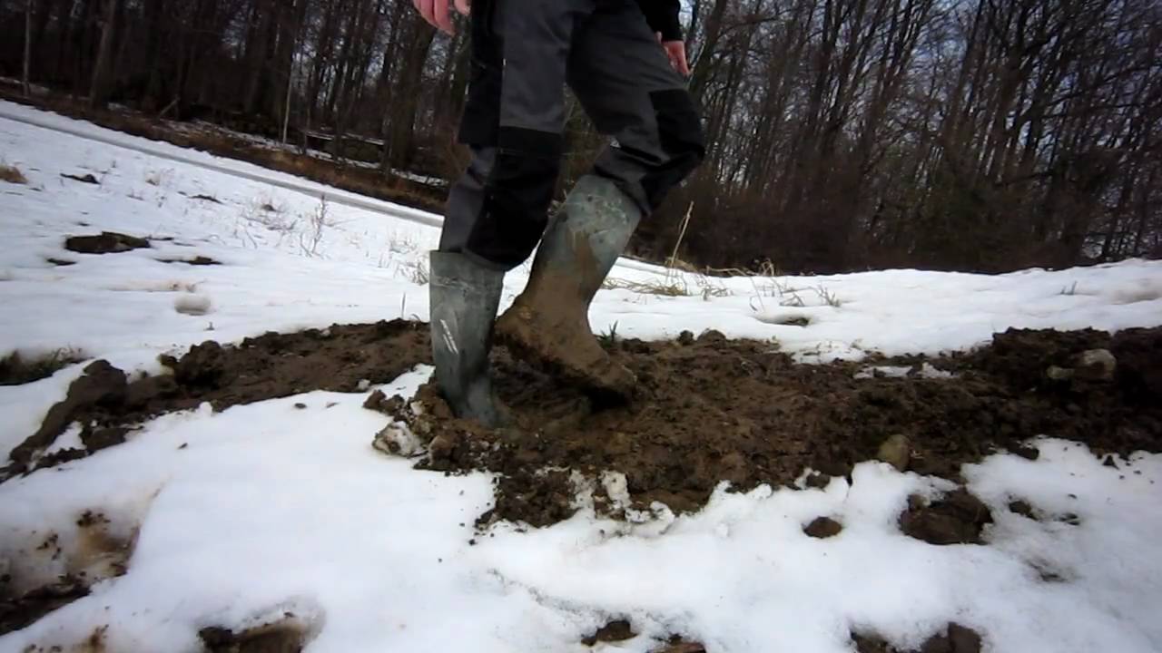 More melting snow mud for my Purofort+ - YouTube