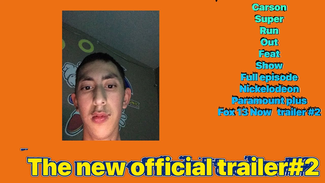 The Carson Super run out Fast Show Full episode Nickelodeon Paramount ...