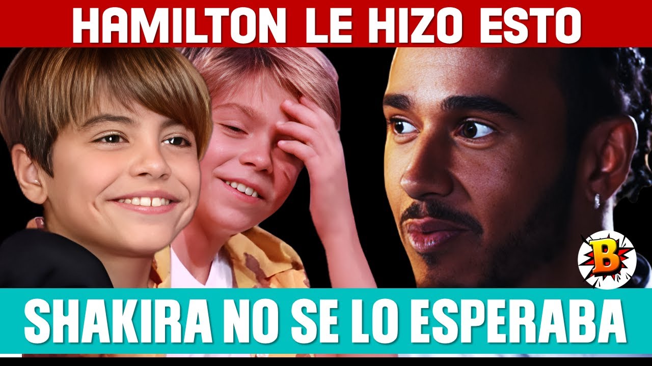 Lewis Hamilton Le ENSEÑA A NADAR A Milan Y Sasha Le Da Sorpresa A ...