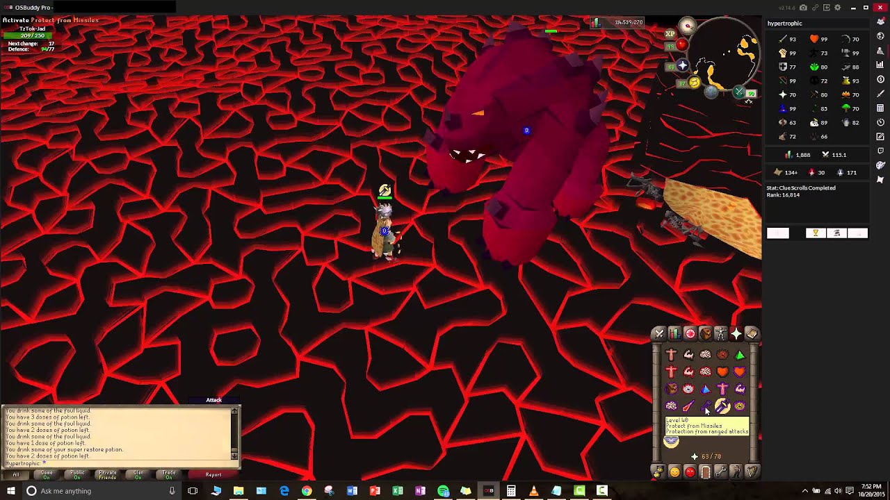 OSRS Killing Jad with Melee [Fight Caves] - YouTube