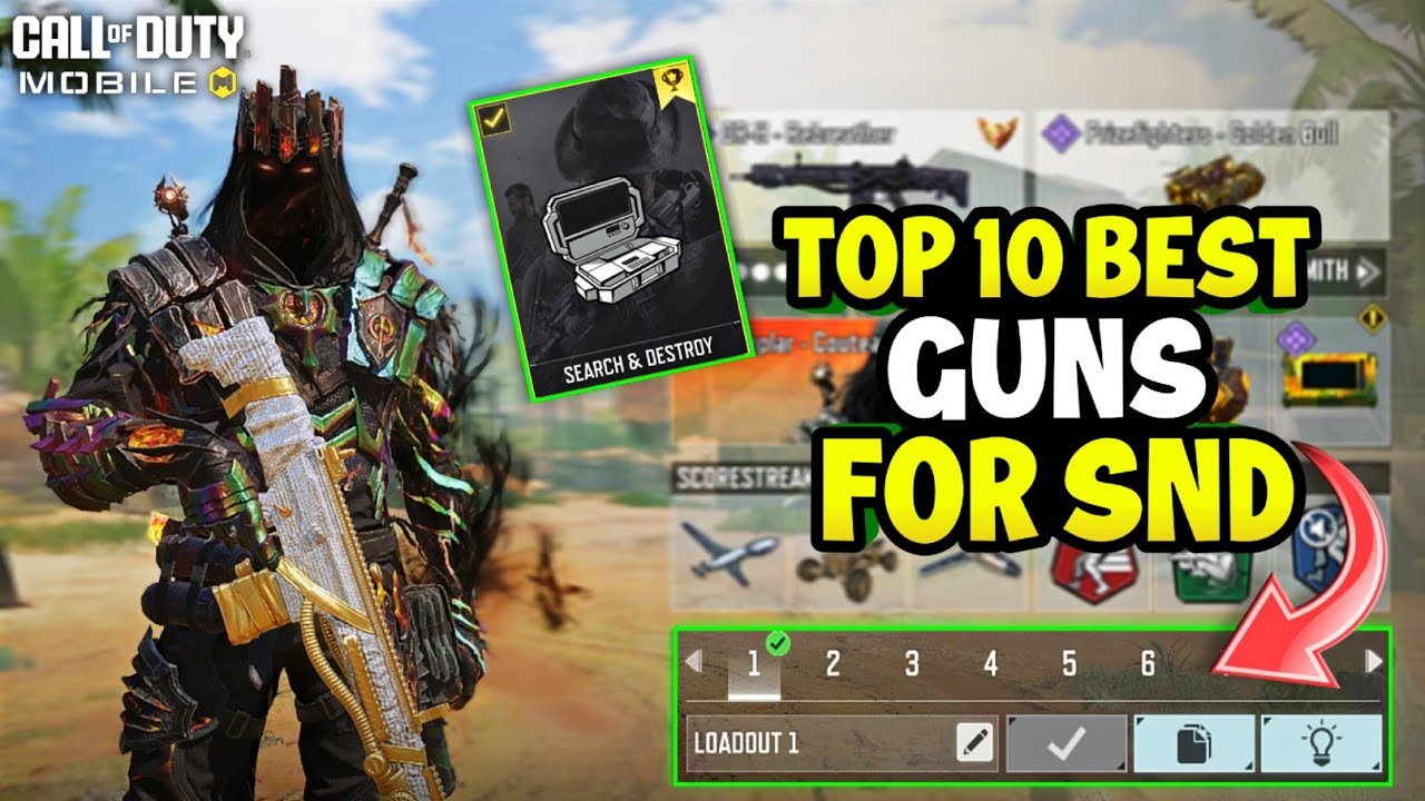 Top 10 Best Guns for Search & Destroy in Cod Mobile Season 2 - YouTube