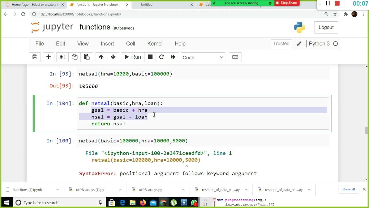 Lambda Function, Arrays & Matrices - YouTube