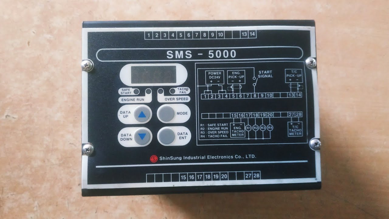 SMS5000 SHINSUNG INDUSTRIAL ELECTRONICS CO.LTD SMS-5000 | Super-Tech Marine Services - YouTube