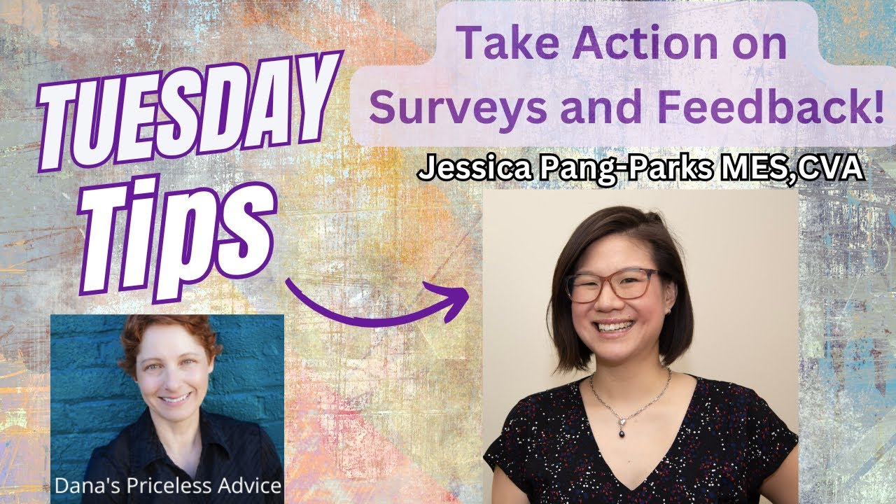 #TuesdayTips with Jessica Pang-Parks MES, CVA "Take Action with Surveys ...