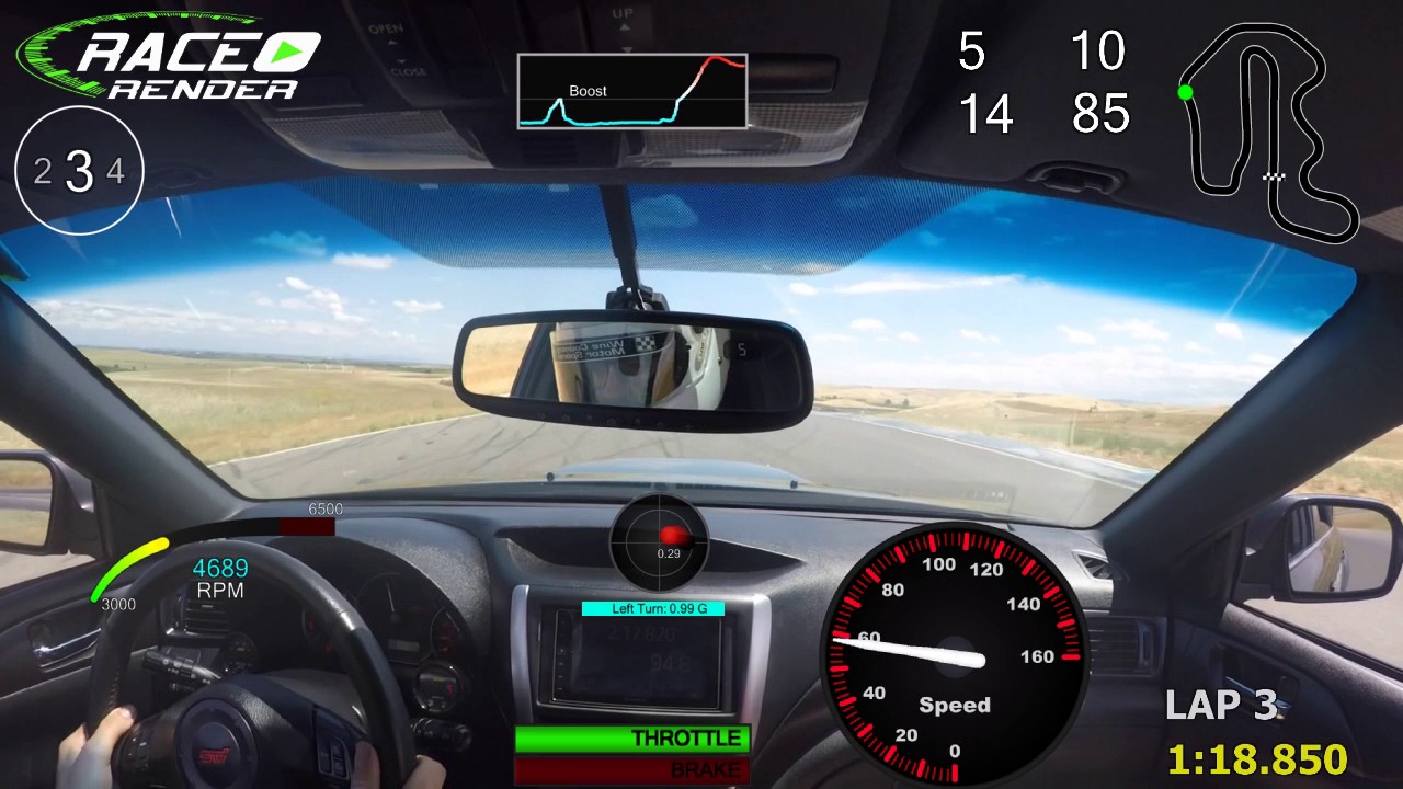 Thunderhill 3-mile Bypass NCRacing '13 STI One lap before Ringland ...