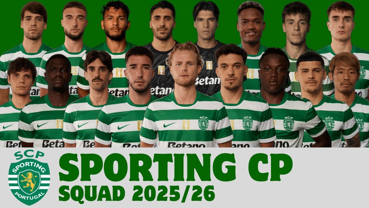 Sporting CP Squad For Season 2025/26 | Sporting Clube de Portugal ...